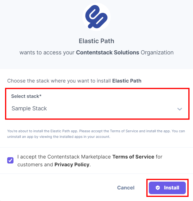 Elastic Path App Installation Guide | Contentstack