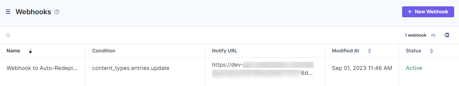 Redeploy Automatically when Content is Published on CMS | Contentstack