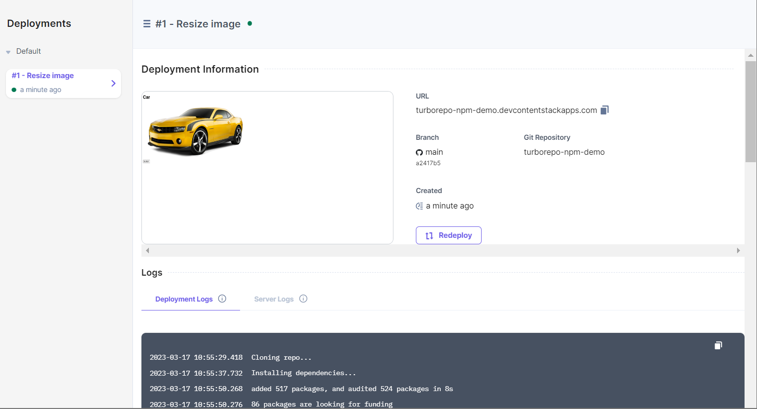 Deploy a Project from a Monorepo on Launch | Contentstack