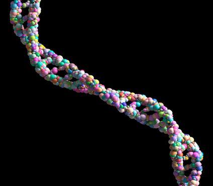 Illustration of a strand of DNA