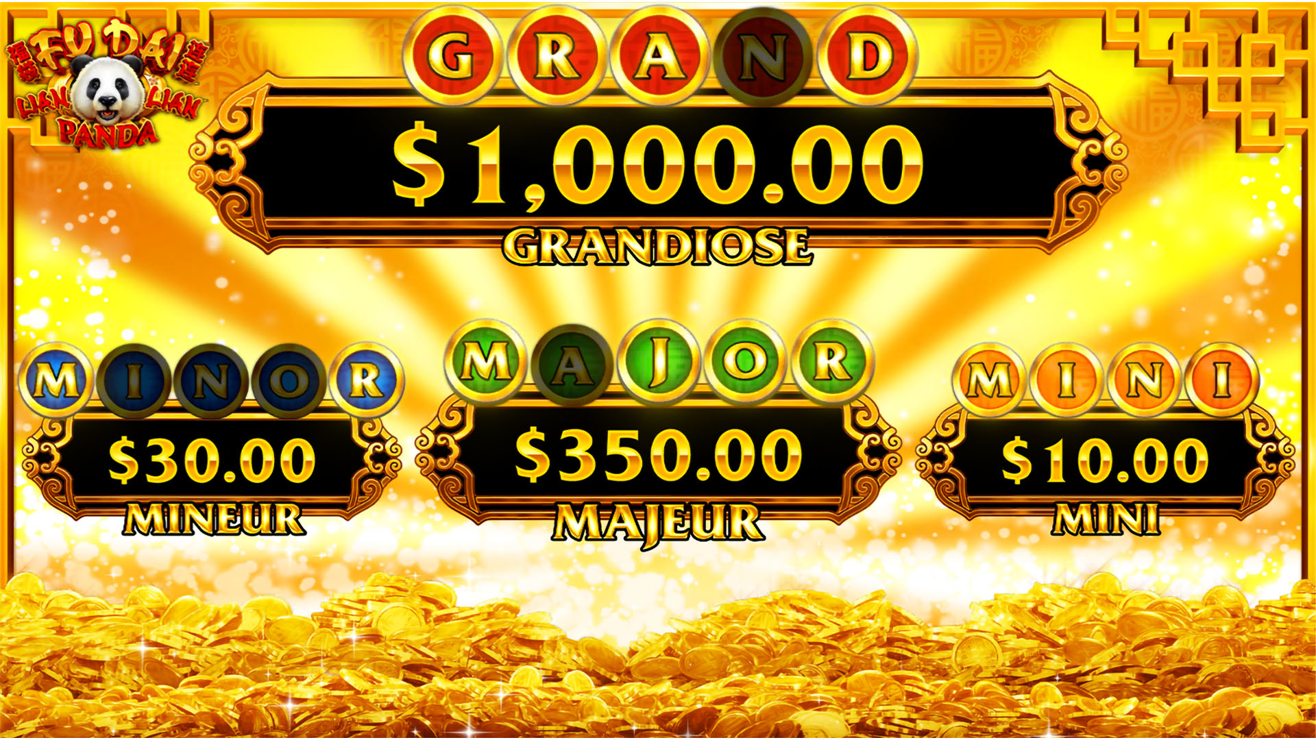 Découvrez le jeu Fu Dai Lian Lian Panda™ – Loterie vidéo | Loto-Québec
