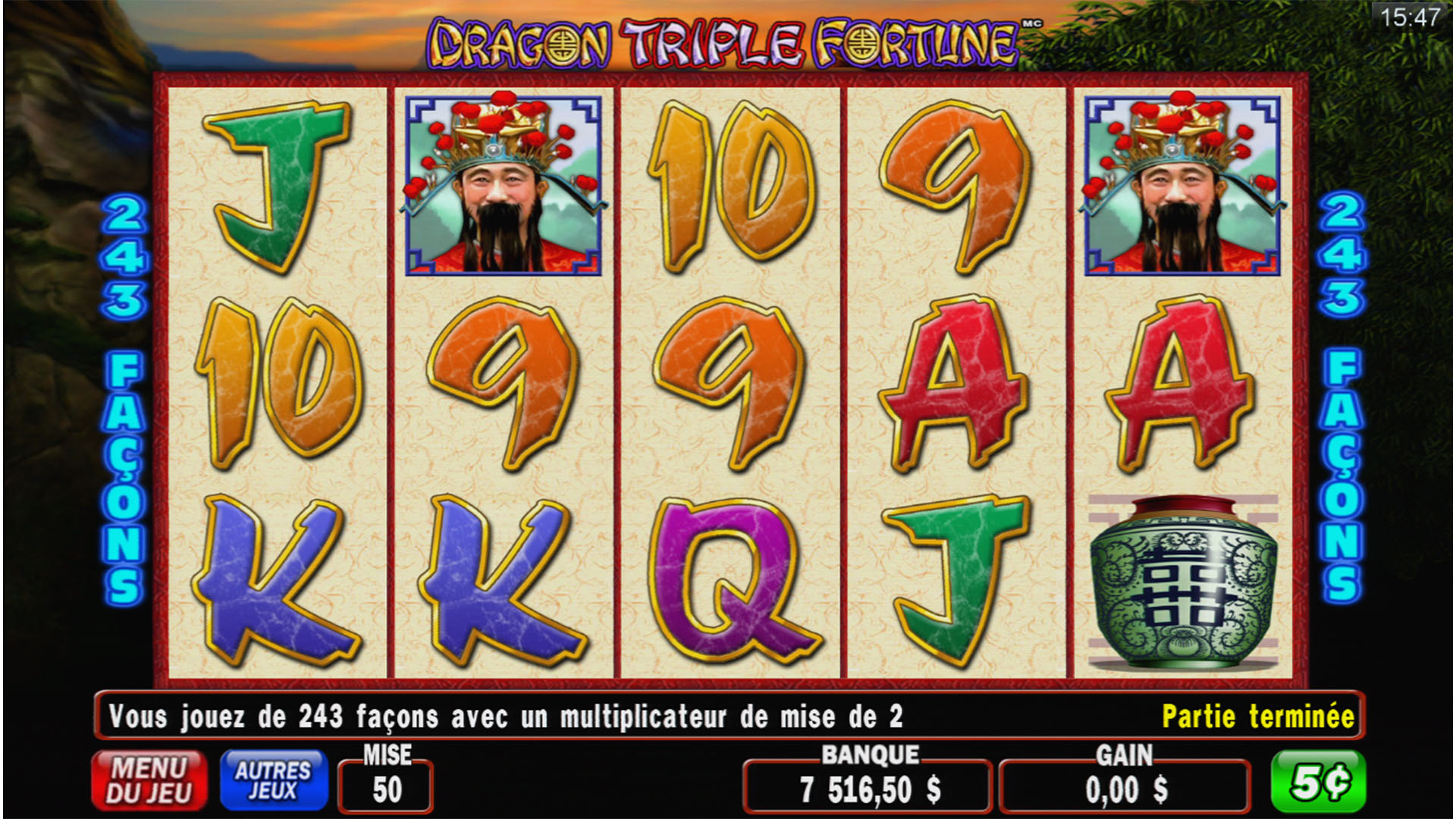 Découvrez le jeu Dragon triple fortune – Loterie vidéo | Loto-Québec