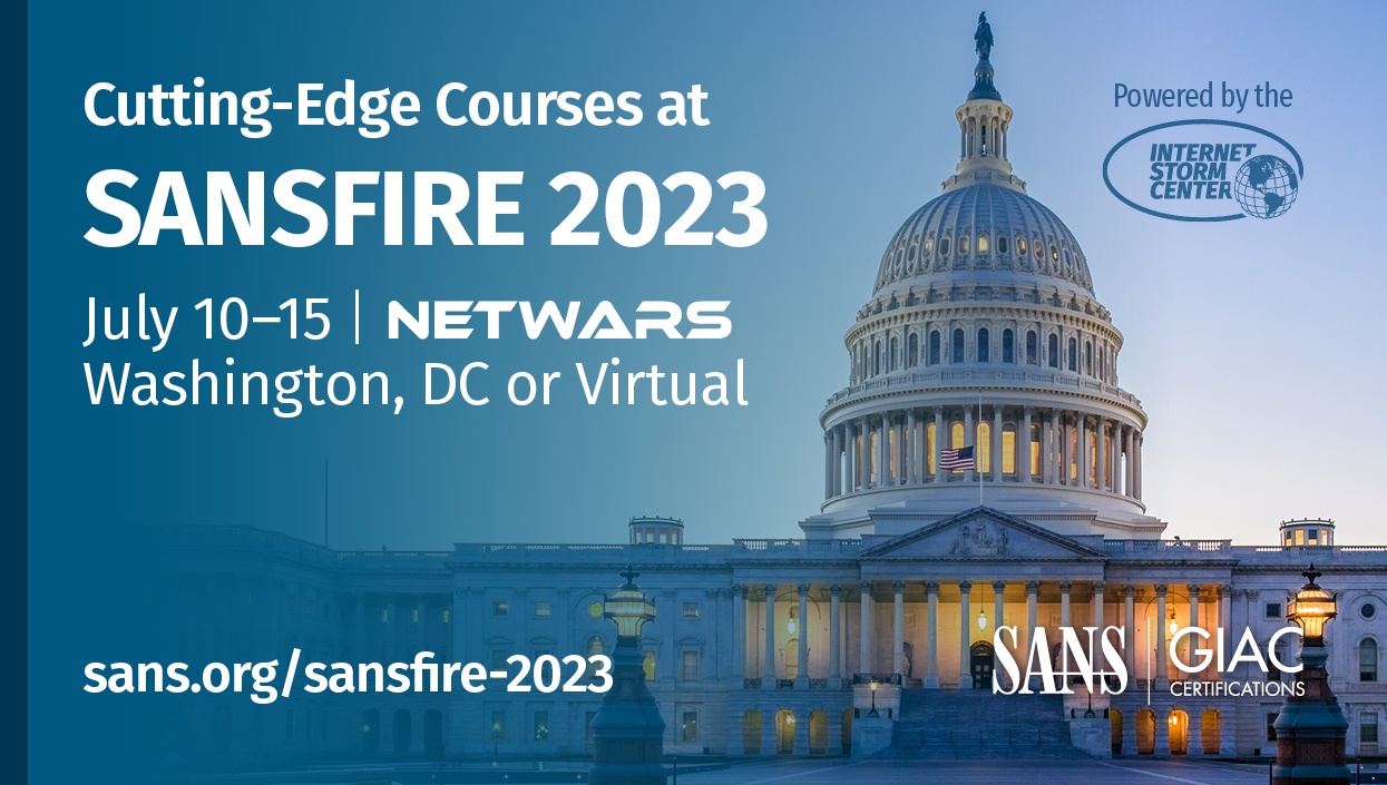 SANS Cyber Security Training Events SANS Cyber Security Training Events