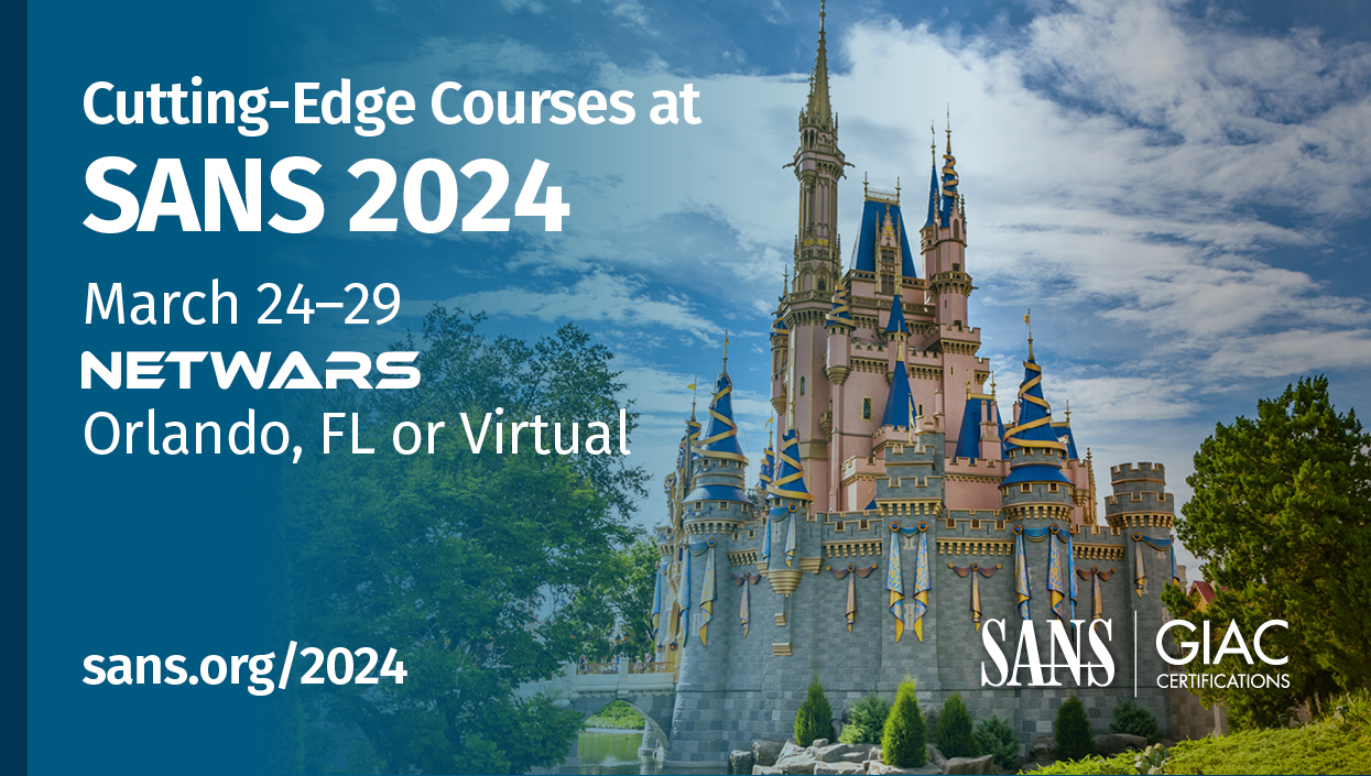 SANS Cyber Security Training Events SANS Cyber Security Training Events