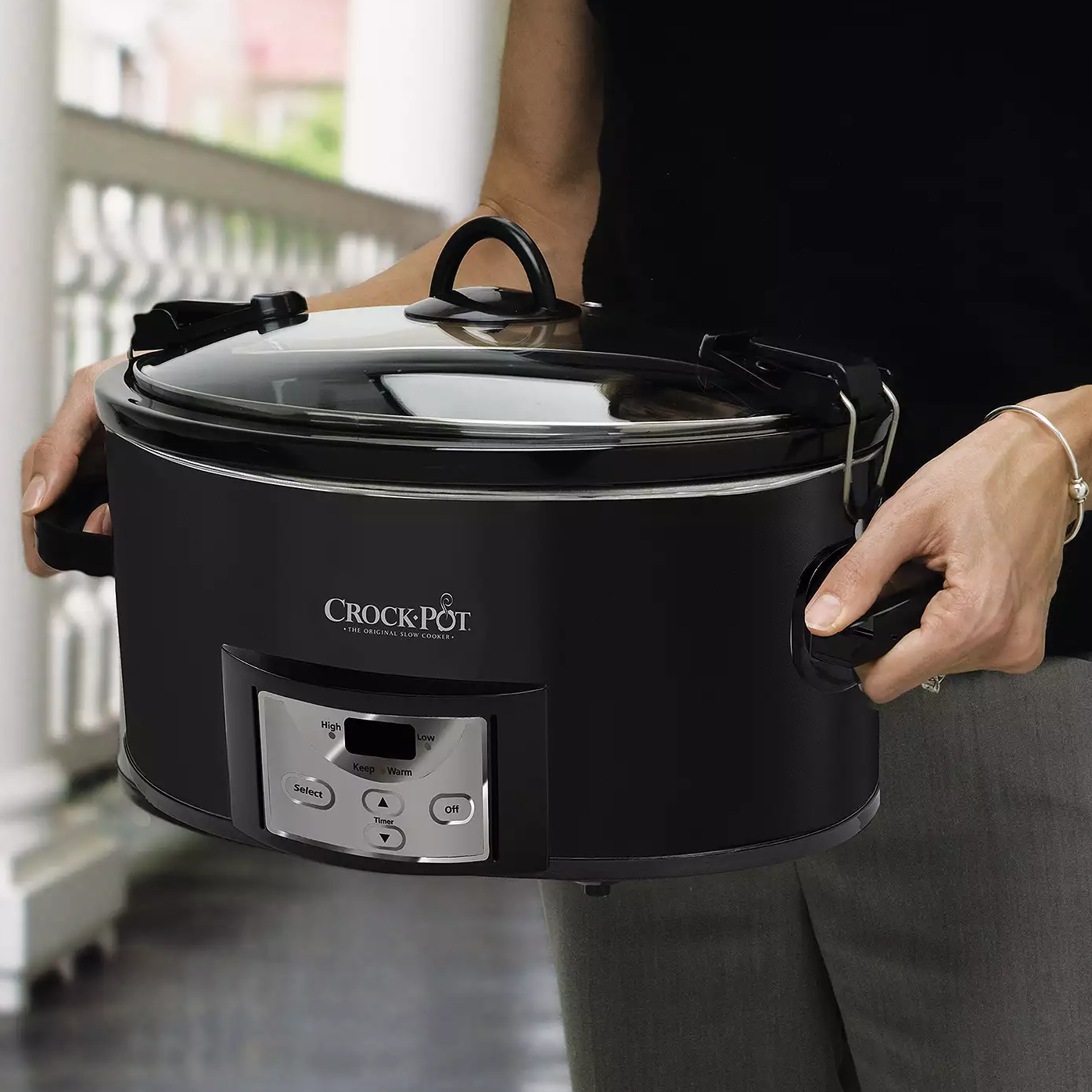 7qt Cook & Carry Crockpot $50 + $10 GC at Brad's Deals