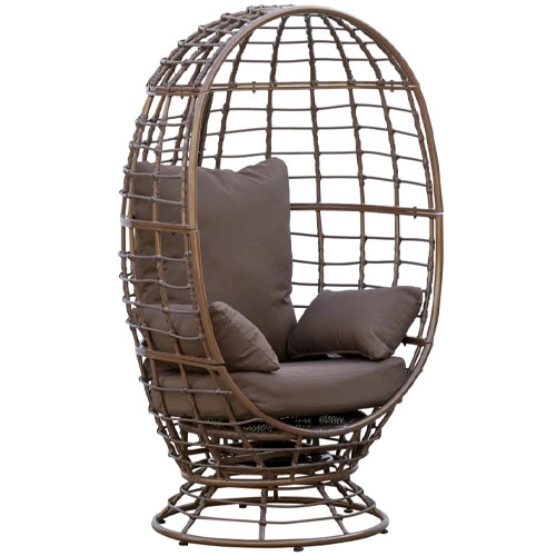 Outdoor Rotating Egg Chair $212 at Brad's Deals