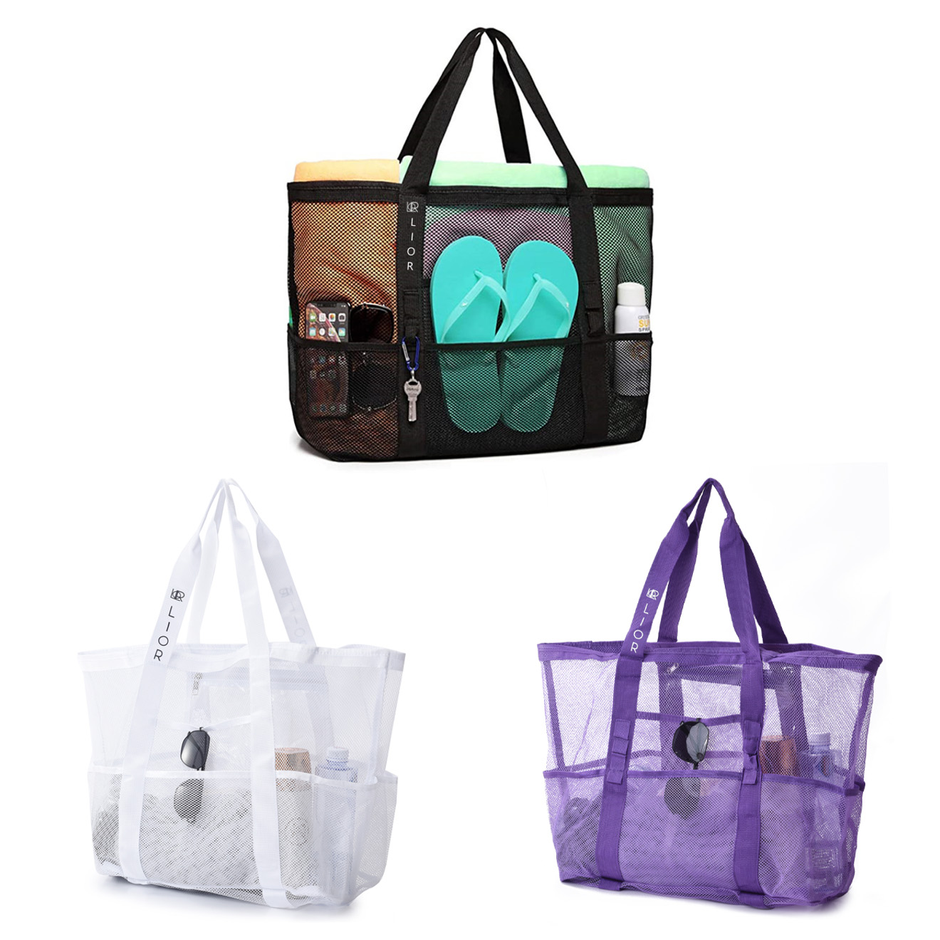 Large Mesh Tote $10 Shipped at Brad's Deals