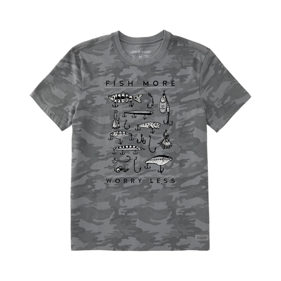 Life is Good Men's Fishing Tee $18 at Brad's Deals