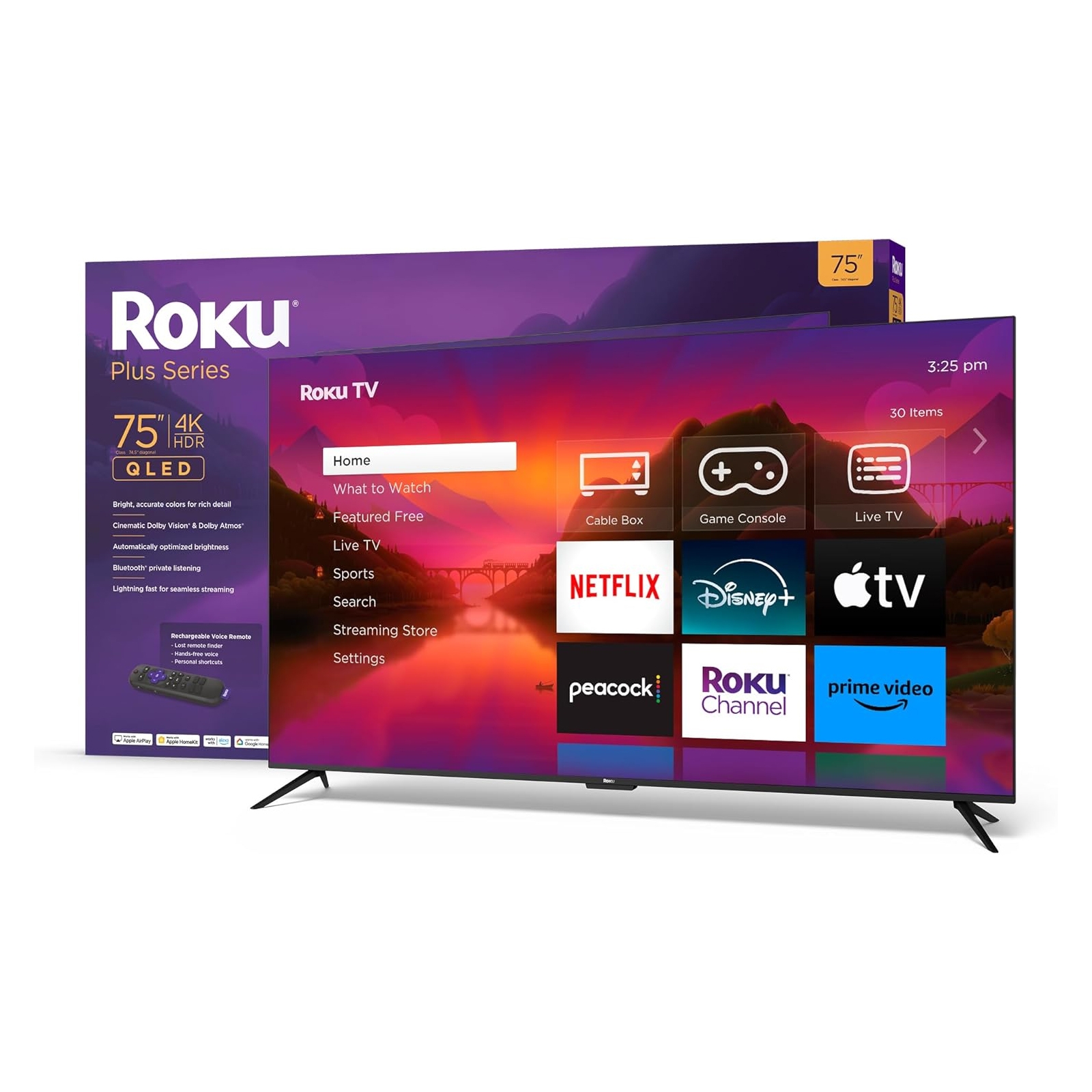 Roku 75" 4K Smart TV $500 at Brad's Deals