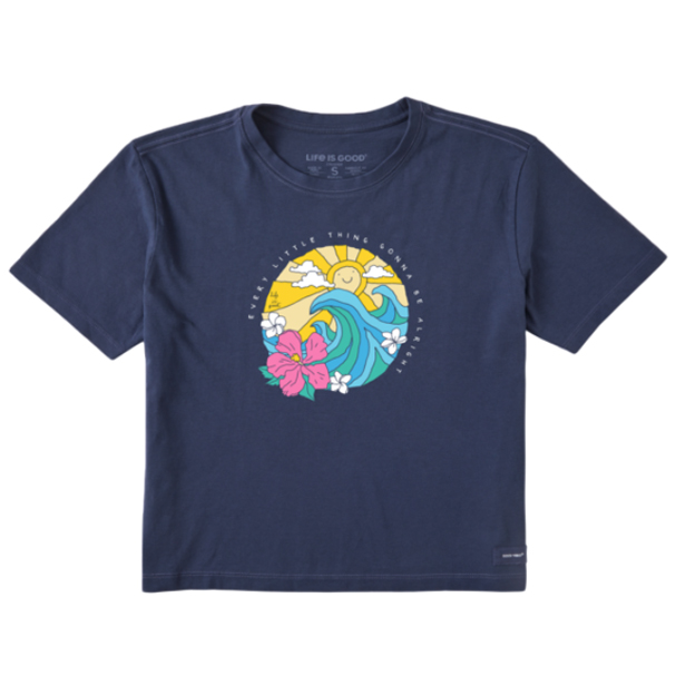Life is Good Cropped Tee $12 at Brad's Deals