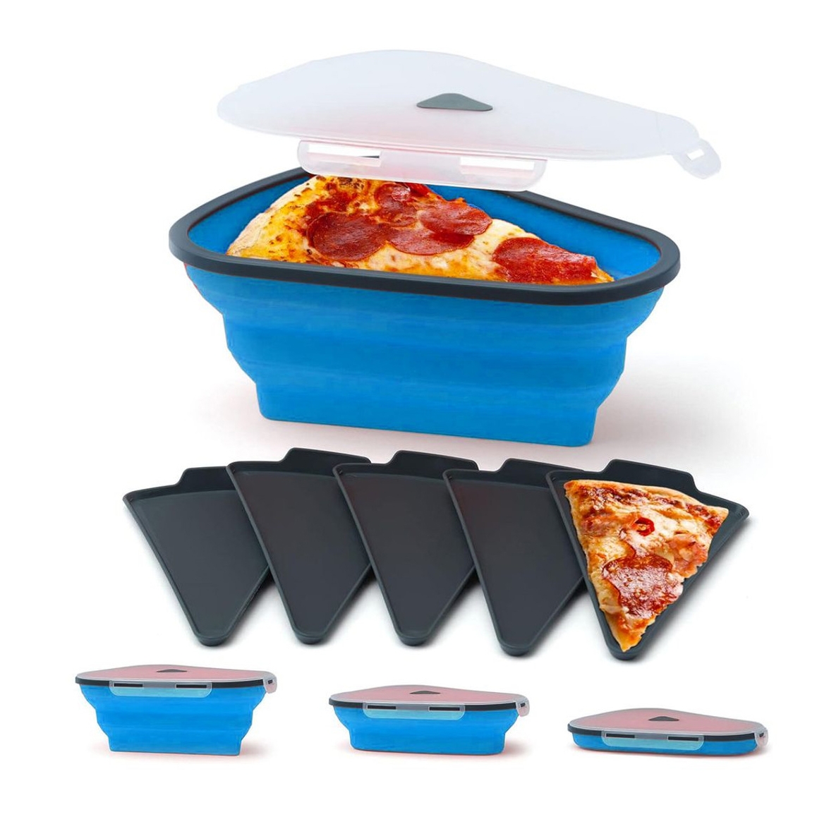 Silicone Pizza Storage Container $11 at Brad's Deals