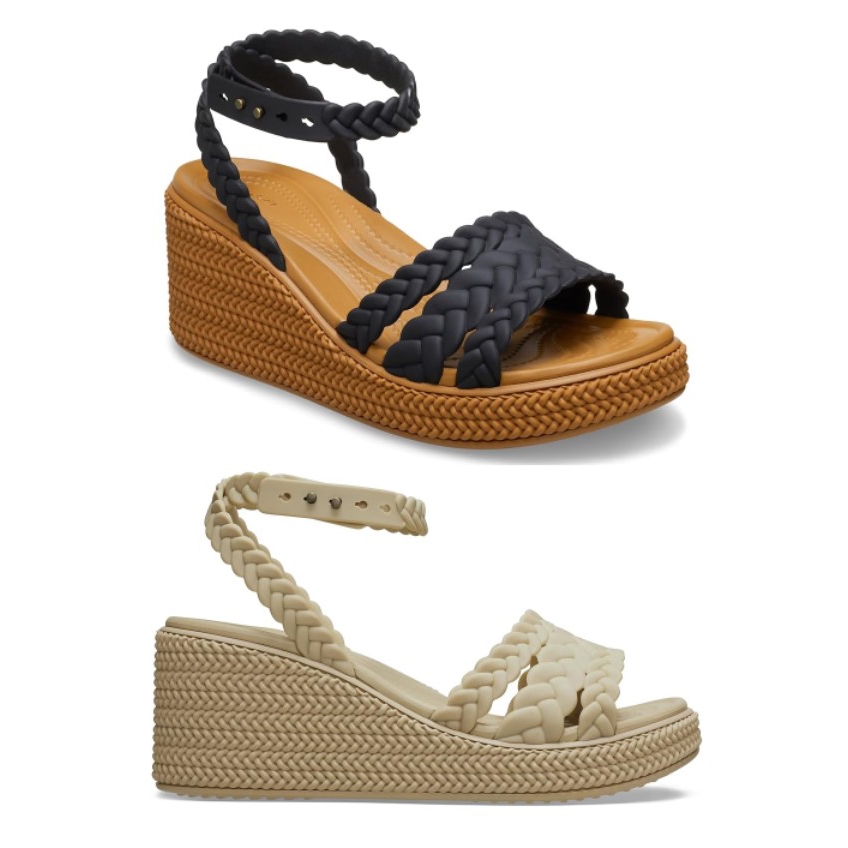 Crocs Platform Wedge Sandals $35 at Brad's Deals