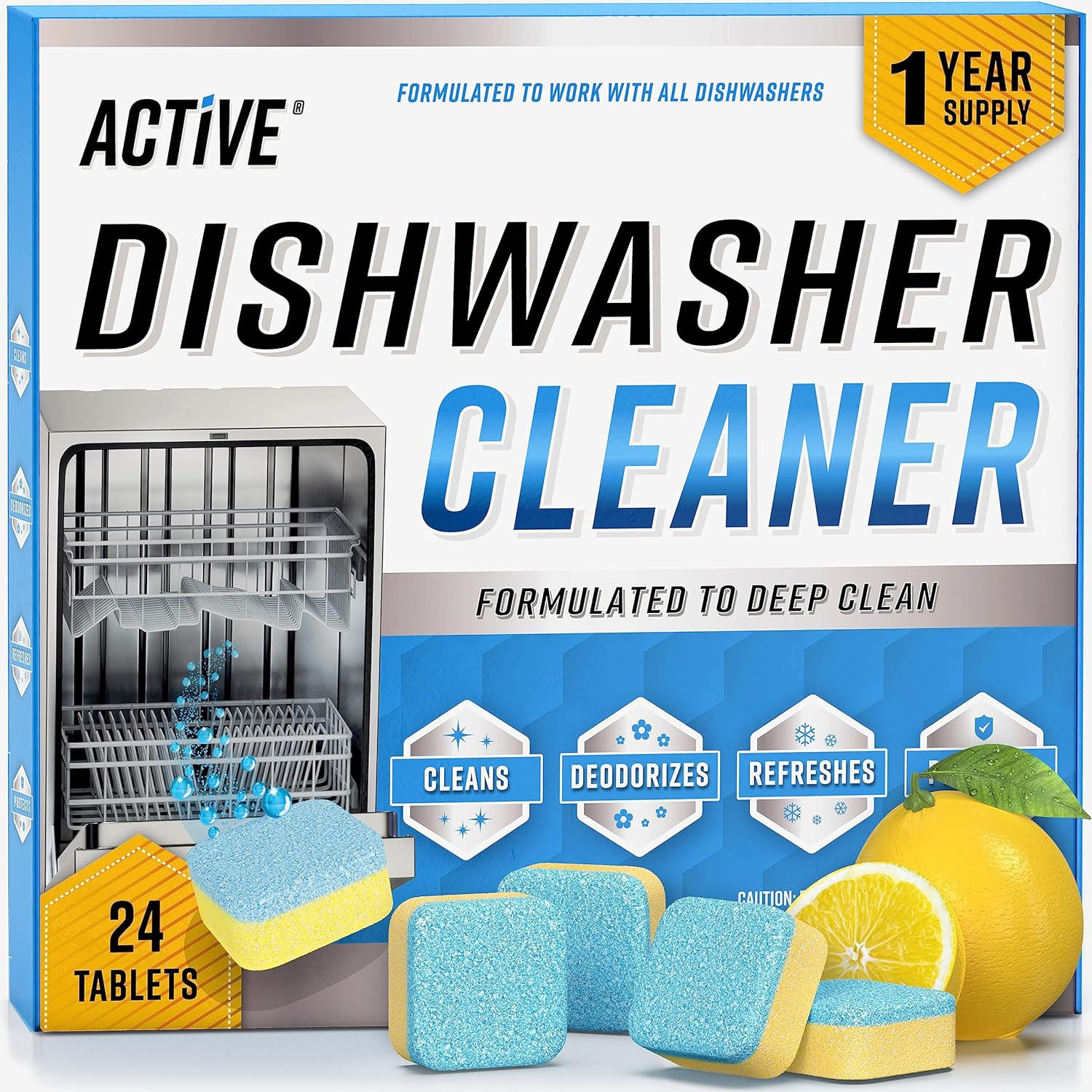 24pk Dishwasher Cleaning Tablets $14 at Brad's Deals