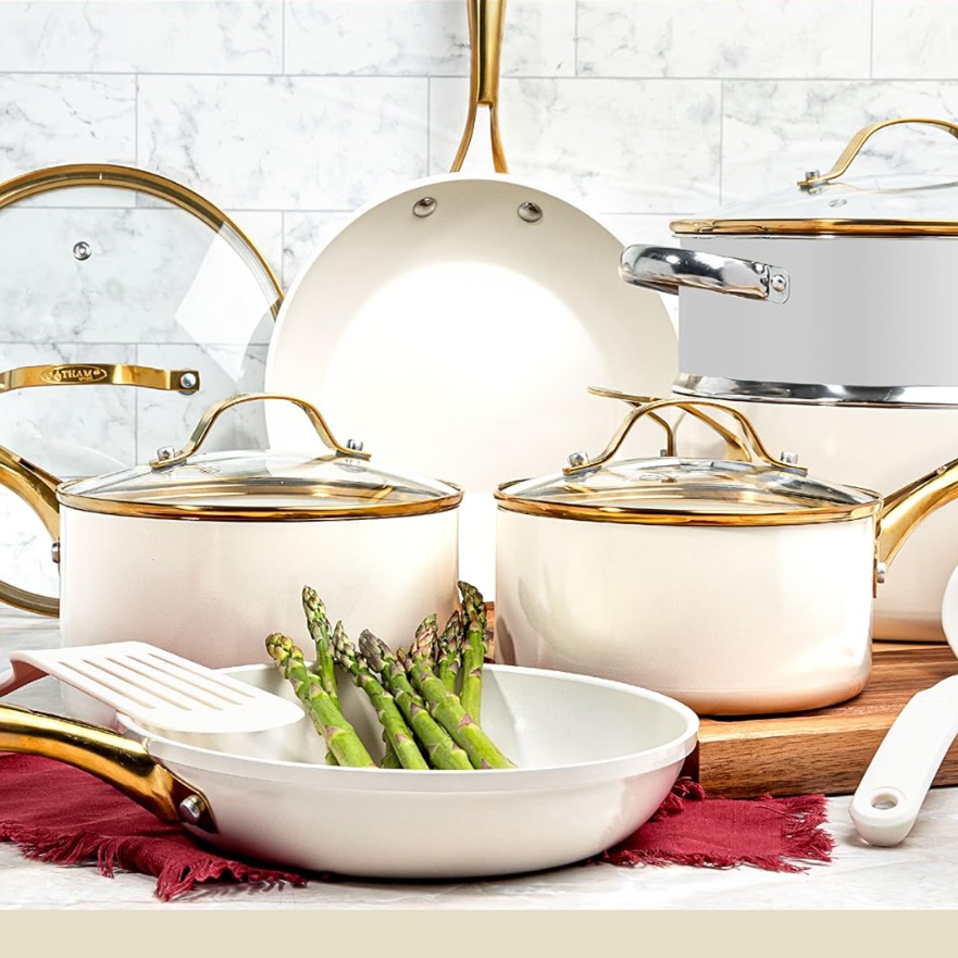 57% Off Gotham Steel 15pc Cookware Set at Brad's Deals