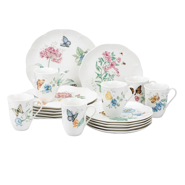 18pc Lenox Butterfly Meadow Set $121 at Brad's Deals