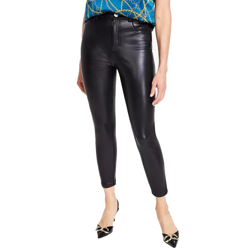 Faux-Leather Skinny Pants $21 at Brad's Deals