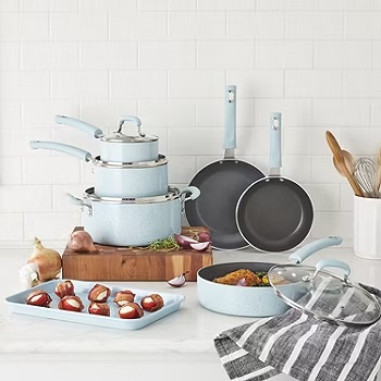 11pc Nonstick Cookware Set $70 at Brad's Deals