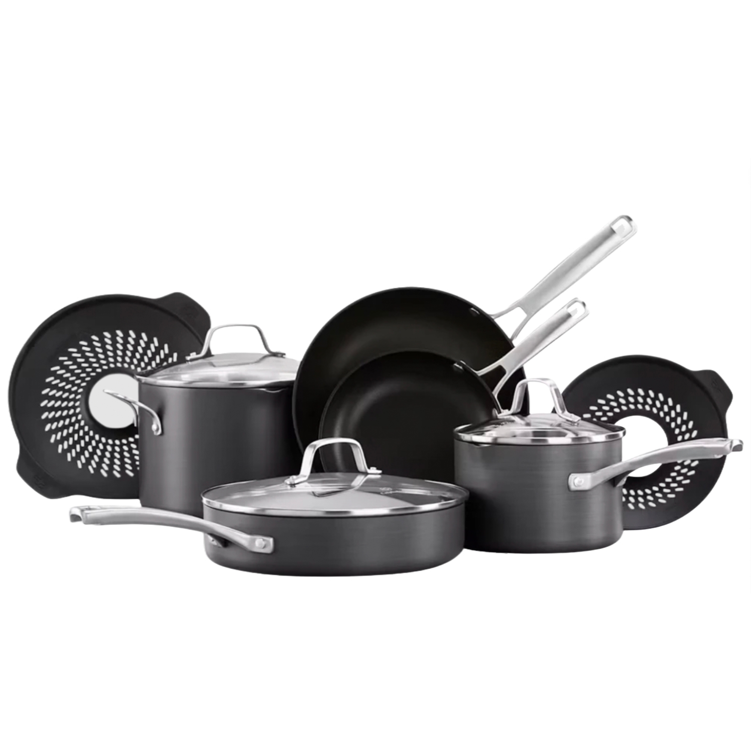 10pc Calphalon Cookware Set $120 at Brad's Deals