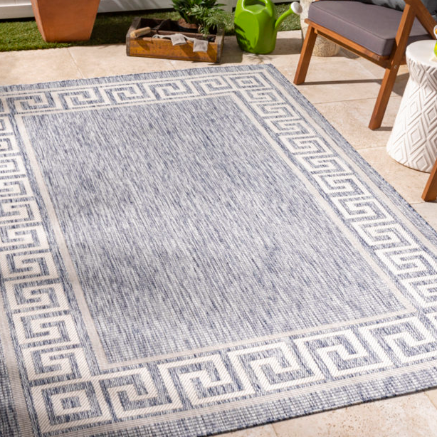 8' x 10' Outdoor Geometric Rug $68 at Brad's Deals