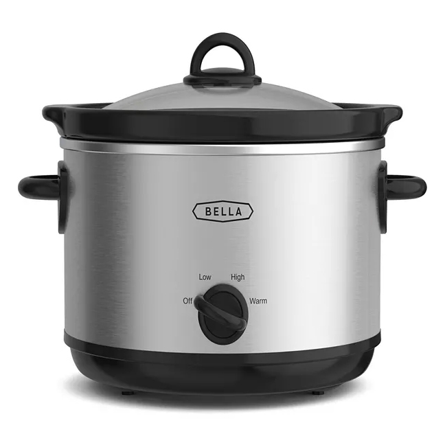 5qt Bella Slow Cooker $15 at Brad's Deals