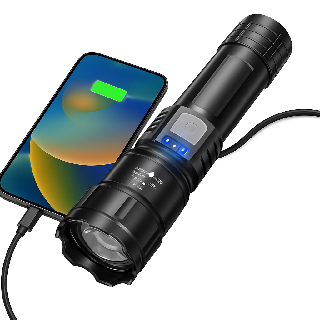 Power Bank Flashlight $7 at Brad's Deals
