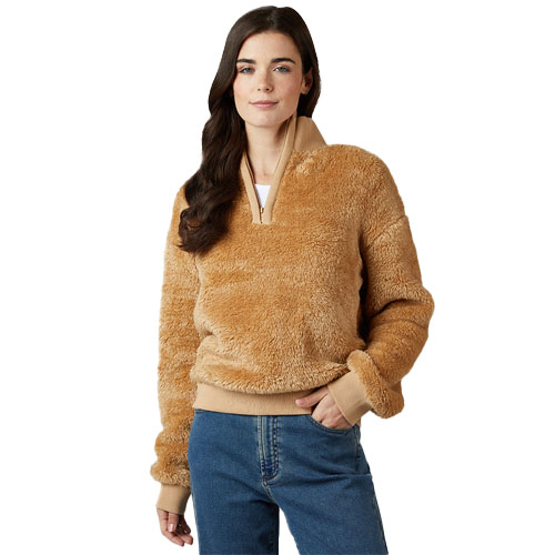 Fluffy Sherpa 1/4 Zip Top $15 at Brad's Deals