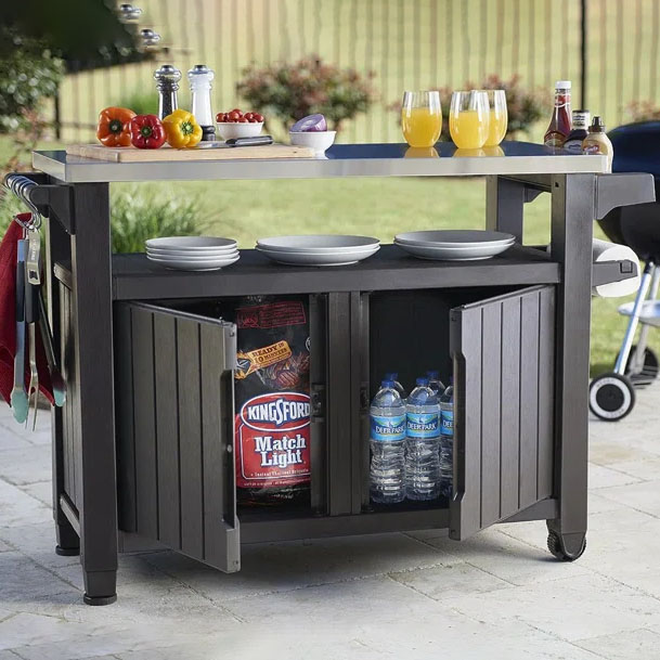 Keter XL Outdoor Bar Cart $236 at Brad's Deals