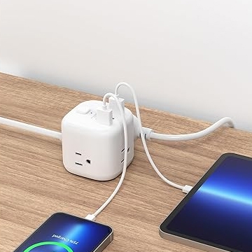 5' Power Strip Cube $7 at Brad's Deals