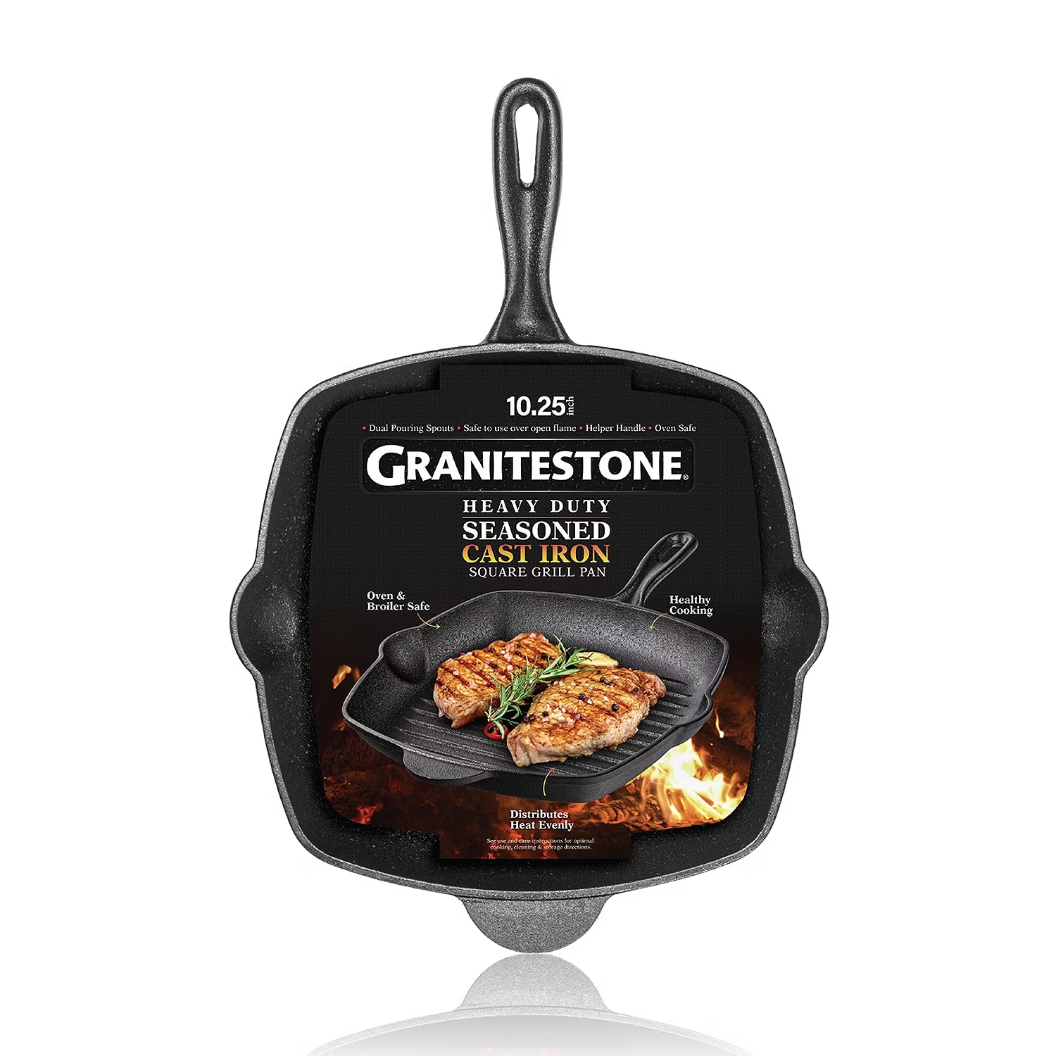 50% Off Granitestone Cast-Iron Cookware at Brad's Deals