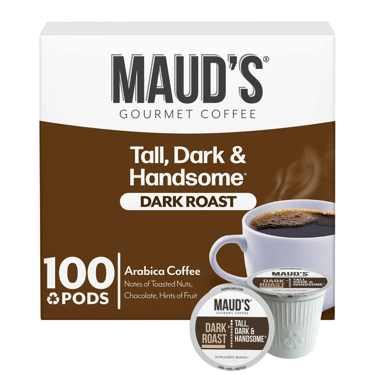 100ct Maud's Coffee Pods $32 + Free Ship at Brad's Deals