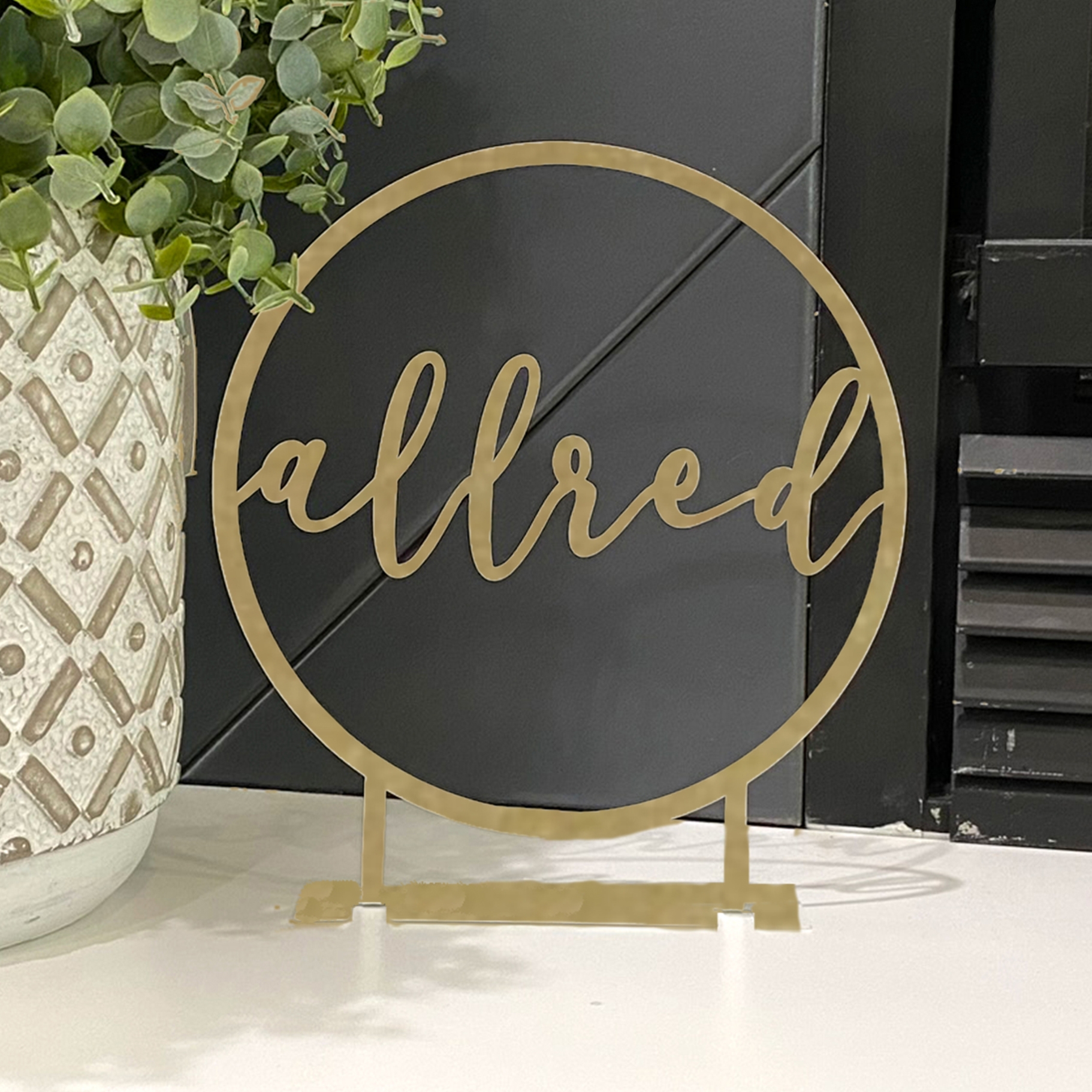 4" Custom Family Name Sign $14 Shipped at Brad's Deals