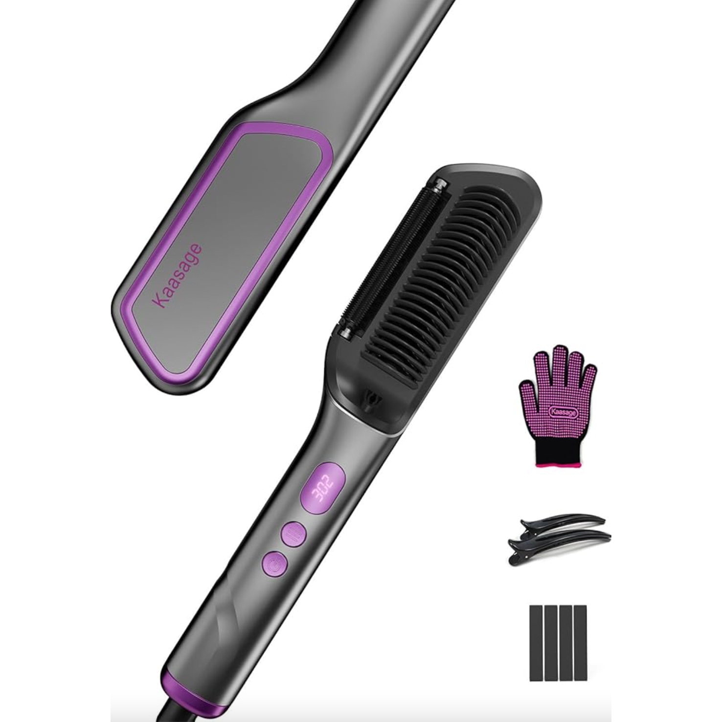 Ionic Hair Straightener Brush $32 at Brad's Deals