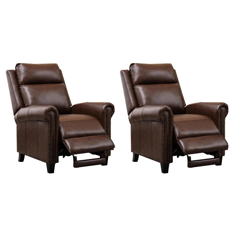 2 Genuine Leather Recliners $485 Shipped at Brad's Deals