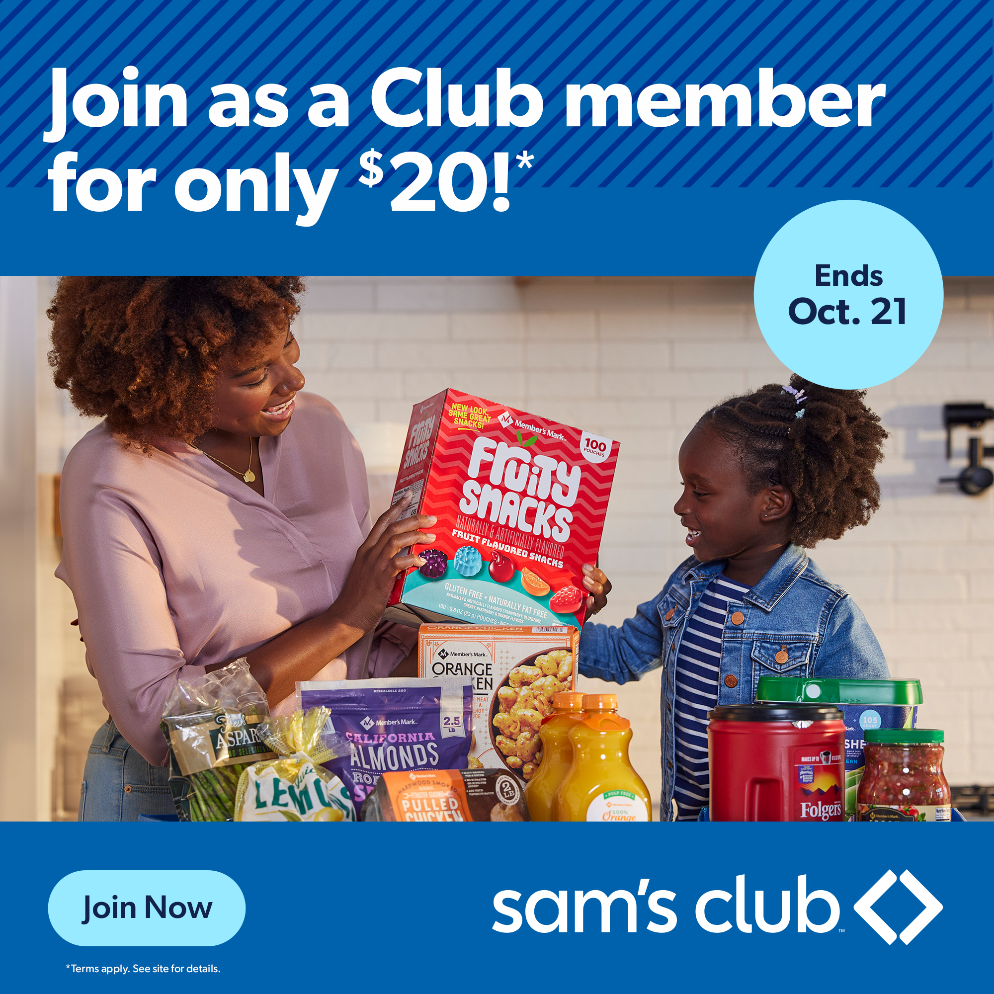 Sam's Club 1-Year Membership $15 at Brad's Deals
