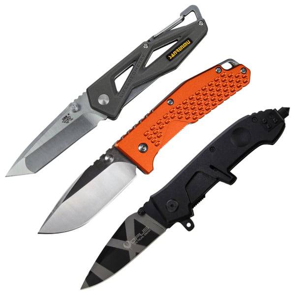 3pk Folding Knives $22 at Brad's Deals