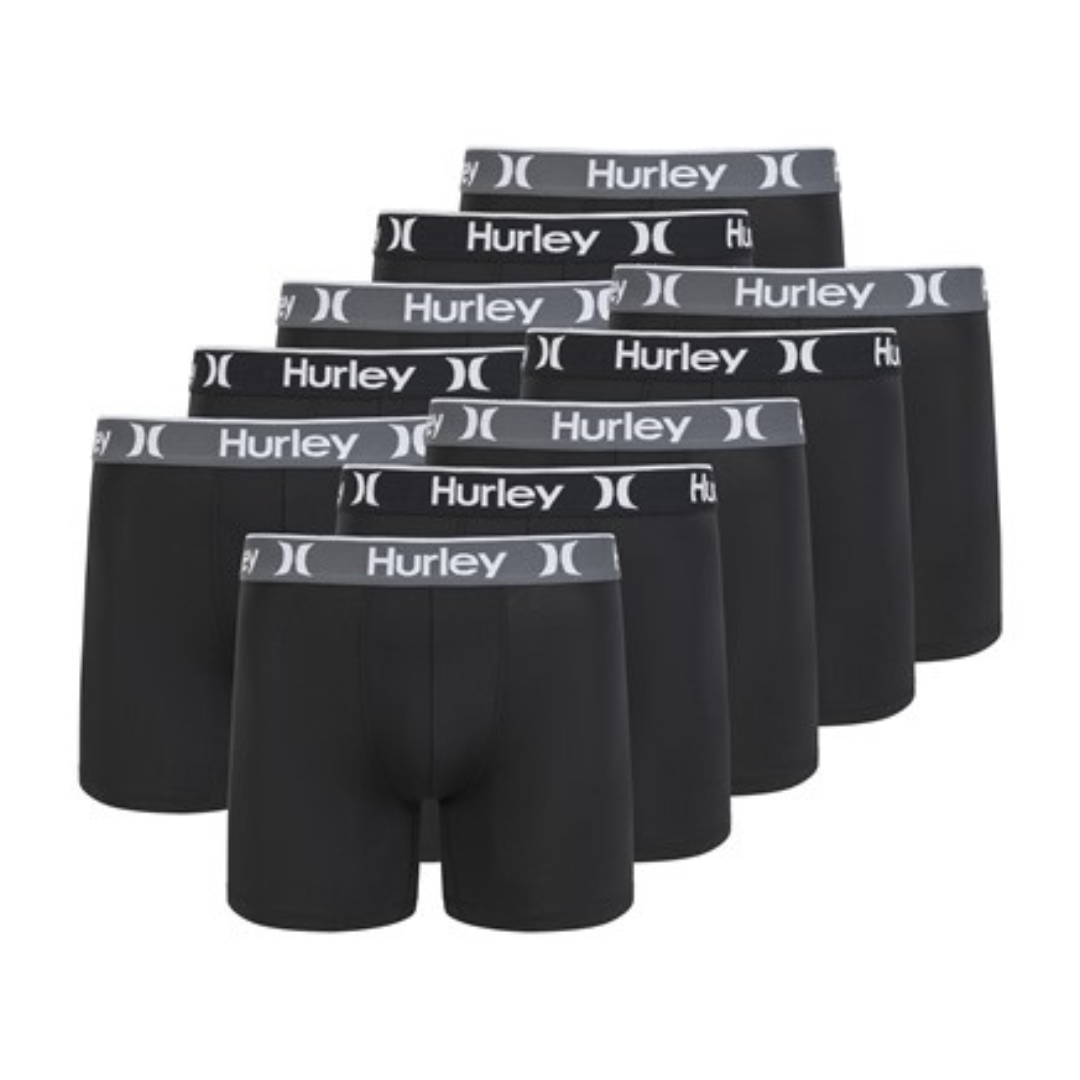 10pk Hurley Boxer Briefs $20 at Brad's Deals
