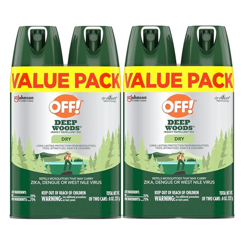 4pk Off! Deep Woods Bug Spray $21 Shipped