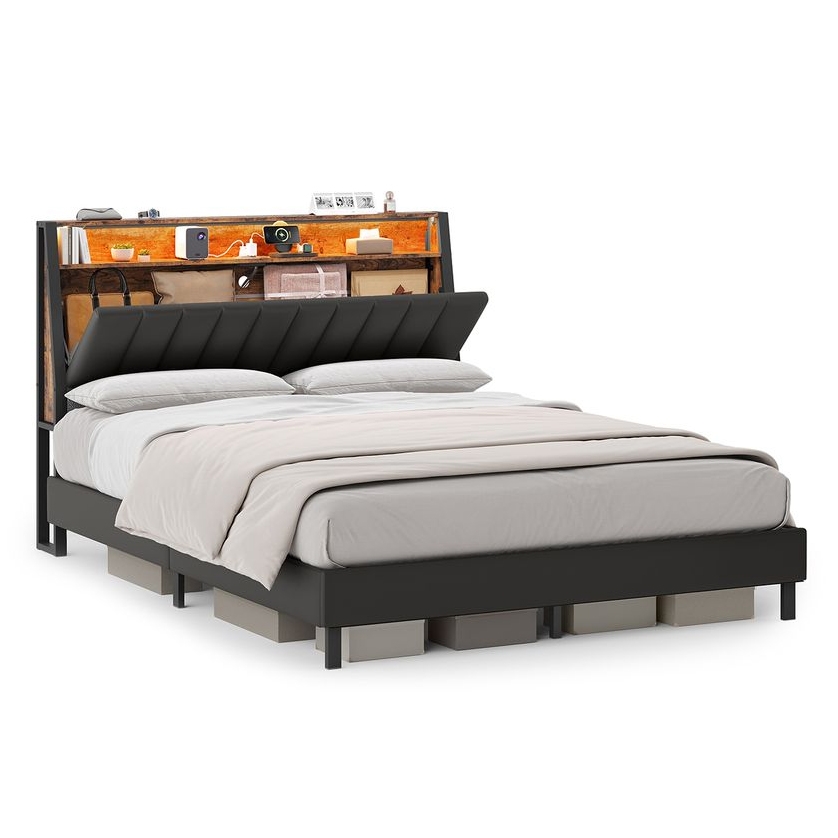 Queen Bed with Storage $226 at Brad's Deals