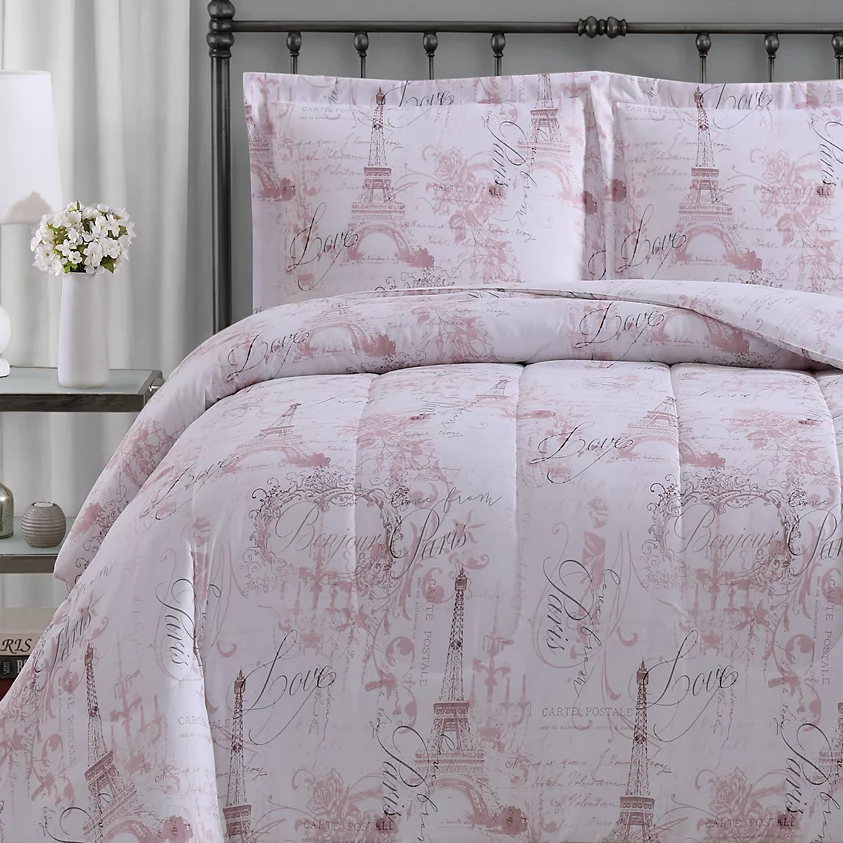 Paris-Themed Comforter Set $24 at Brad's Deals