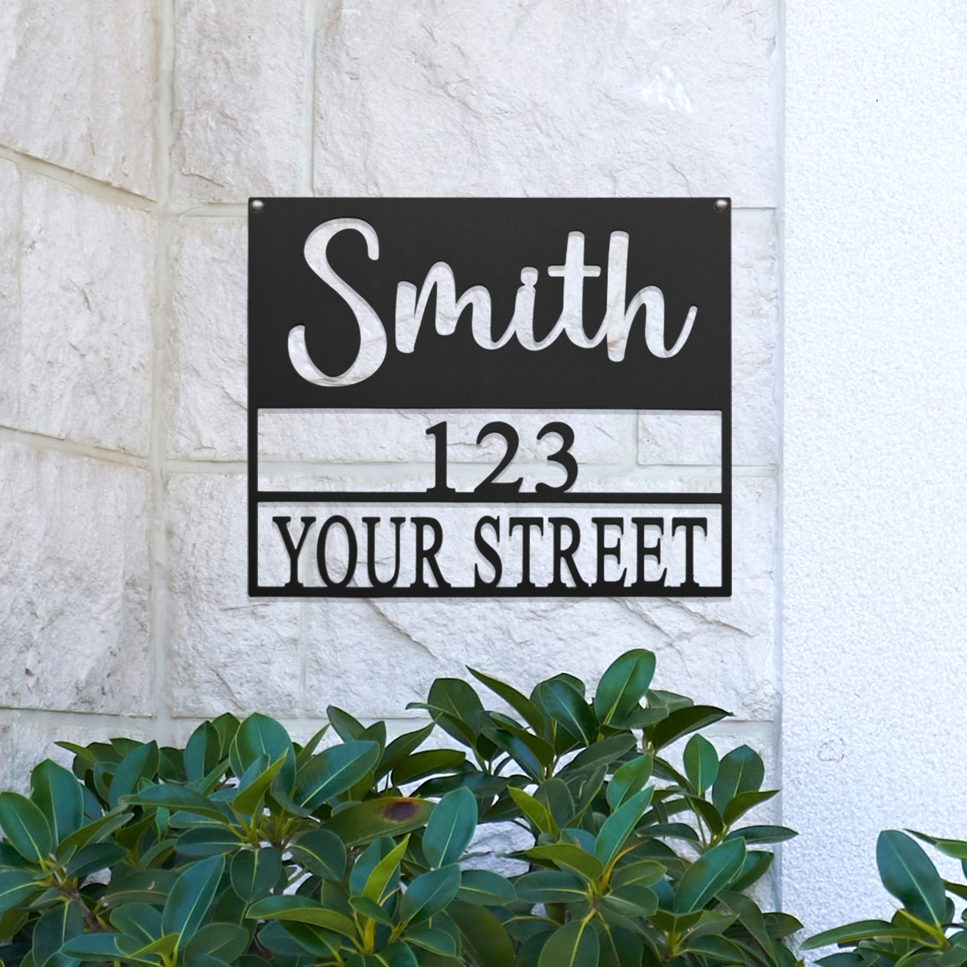 Custom Address Sign $30 at Brad's Deals