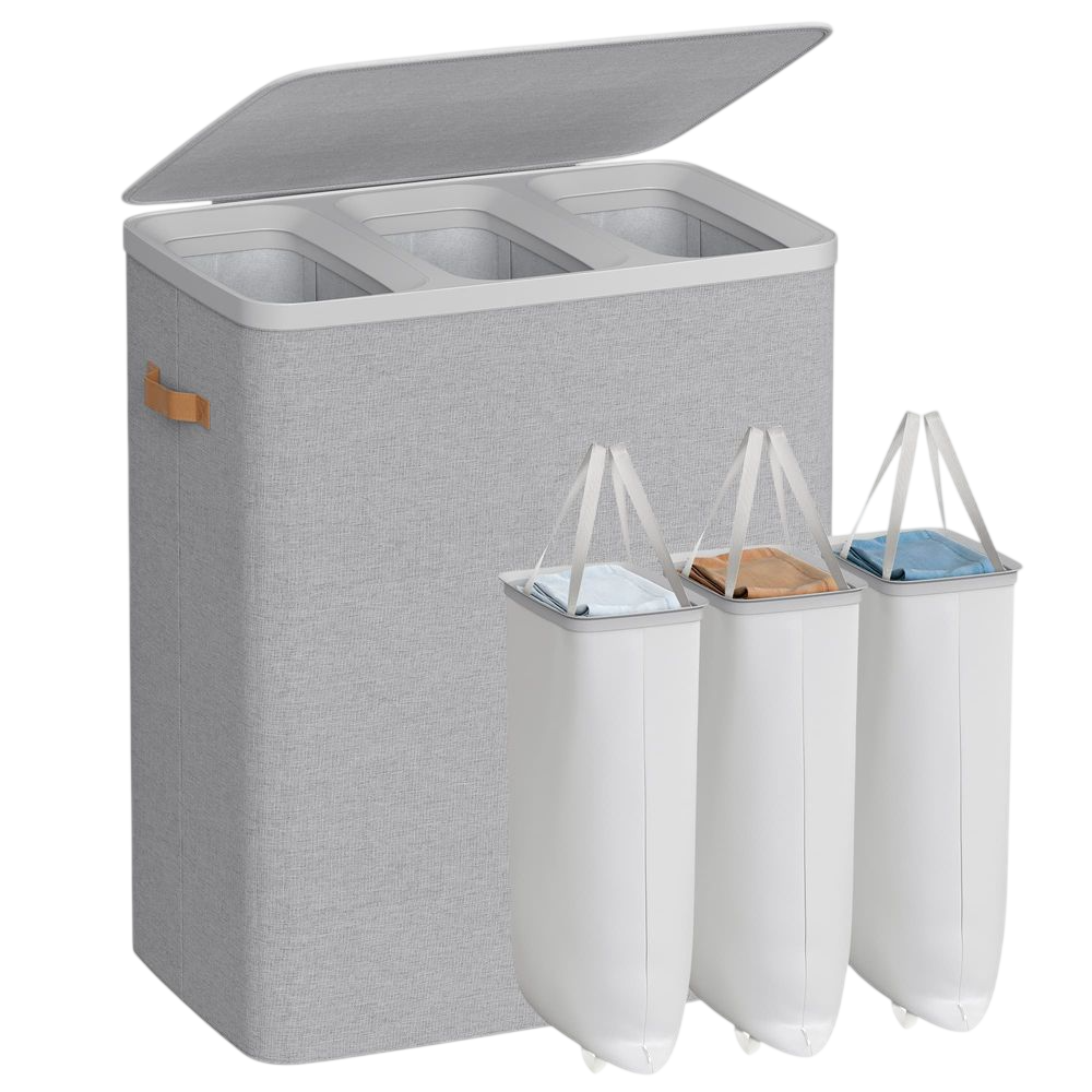 3-Compartment Laundry Hamper $48 at Brad's Deals
