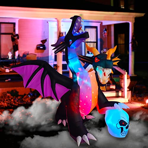 7' LED 2-Headed Dragon Inflatable $48 at Brad's Deals