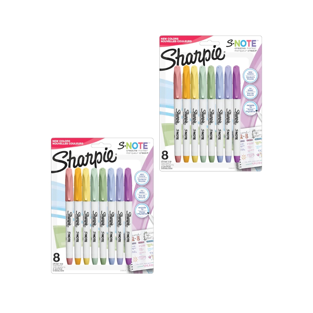 16 Sharpie S-Note Markers $12 Shipped at Brad's Deals
