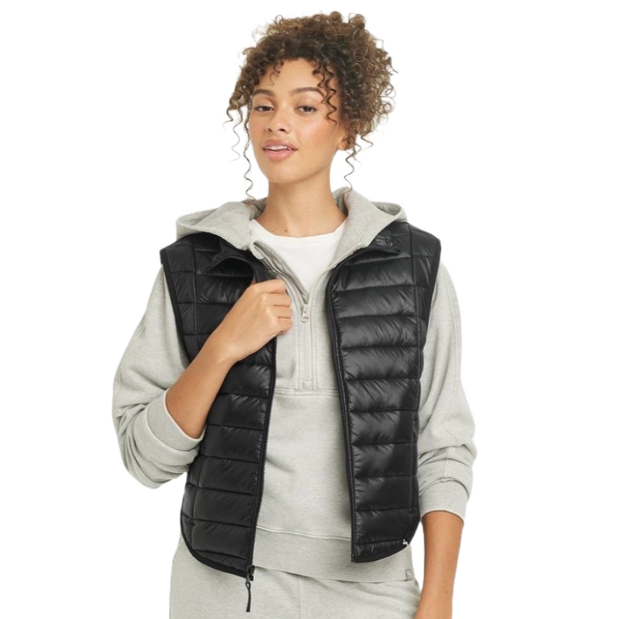 Women's Full-Zip Puffer Vest $12 at Brad's Deals