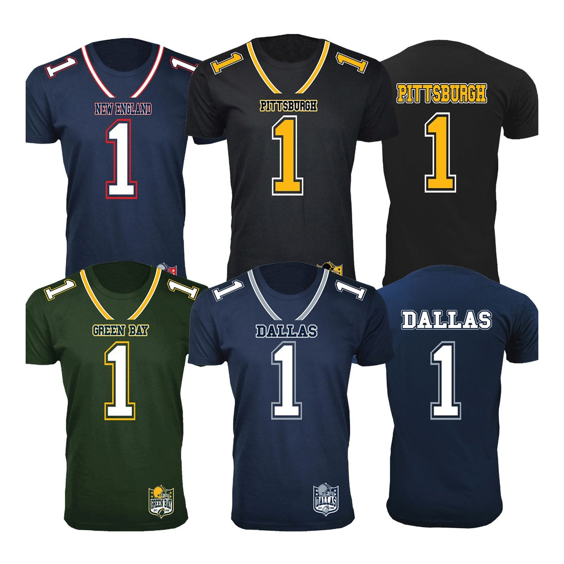 Men's Football Jersey Tees $16 Shipped at Brad's Deals
