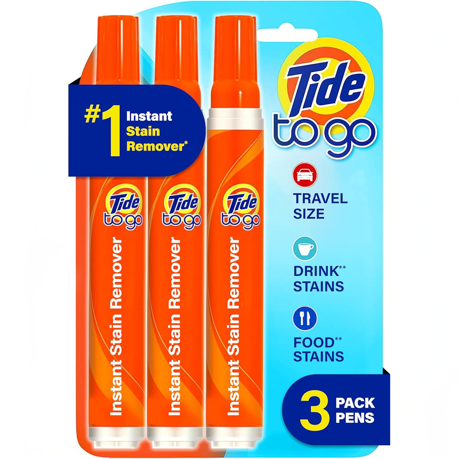 3pk Tide Stain-Remover Pens $6 at Brad's Deals