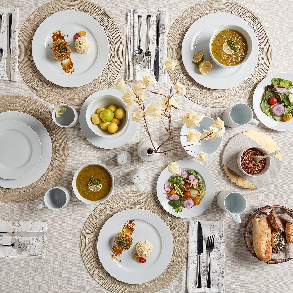 16pc Porcelain Dinnerware Set $19