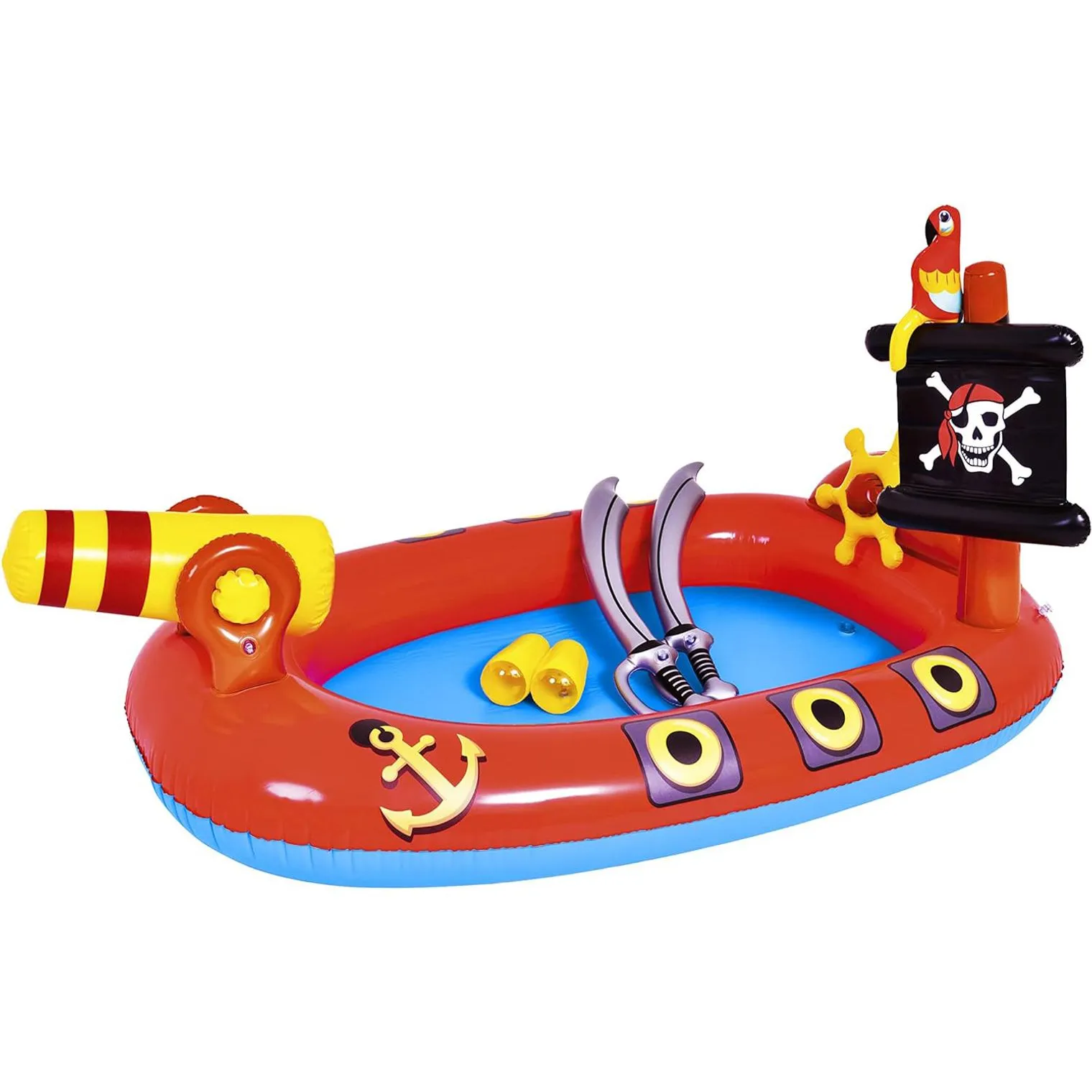 Pirate Ship Inflatable Kids' Pool $15 at Brad's Deals