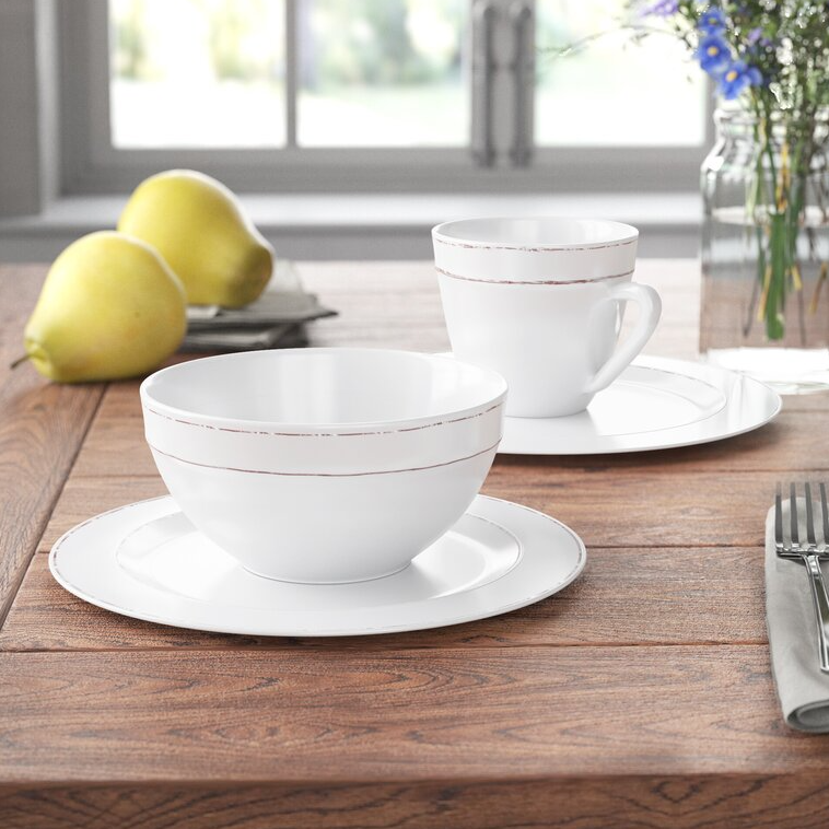 16pc Stoneware Dinnerware Set $35 Shipped at Brad's Deals
