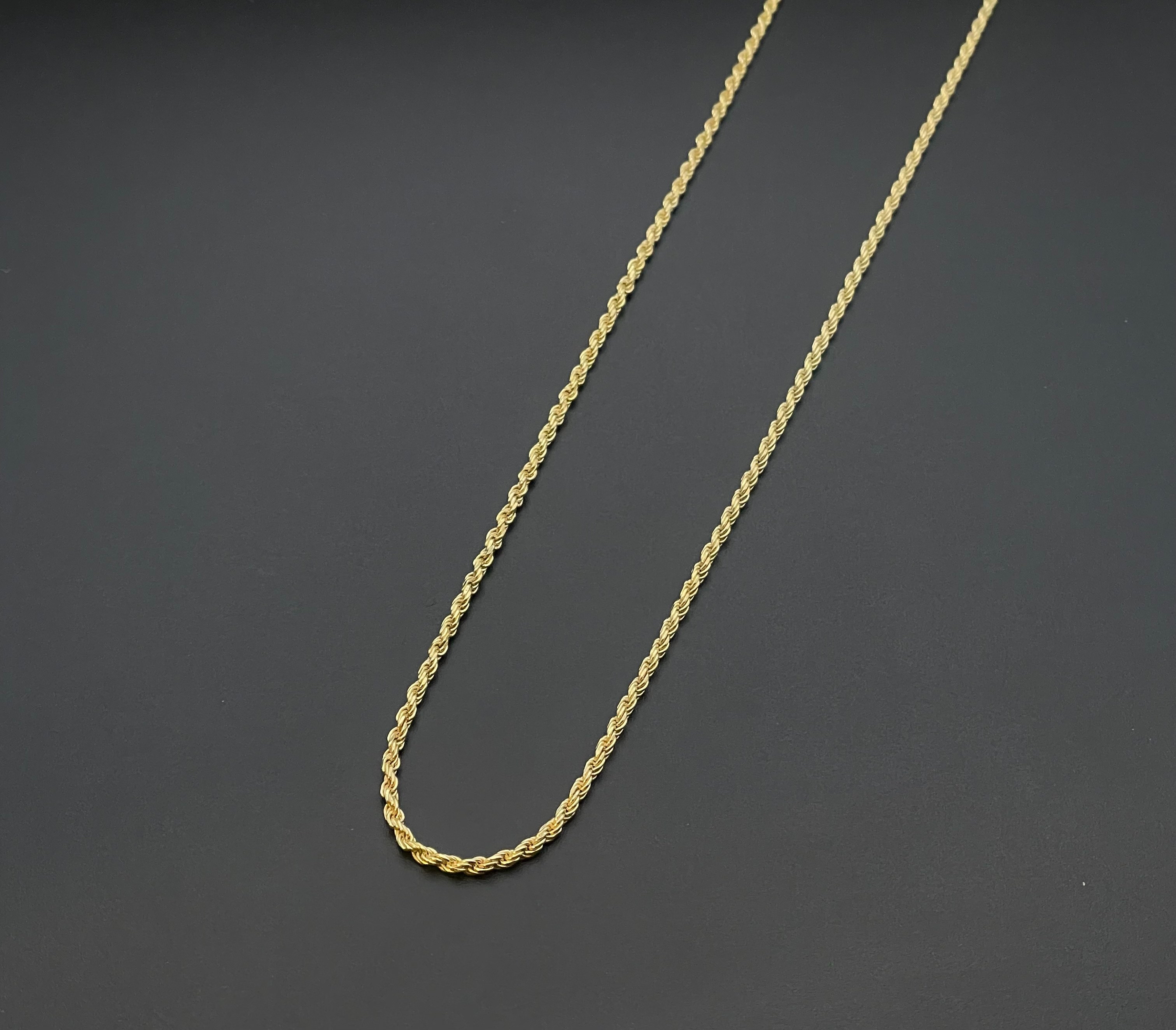 Gold-Plated Rope Chain from $20 Shipped at Brad's Deals